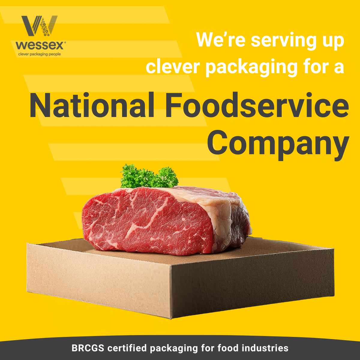 We're serving up packaging for national foodservice companies